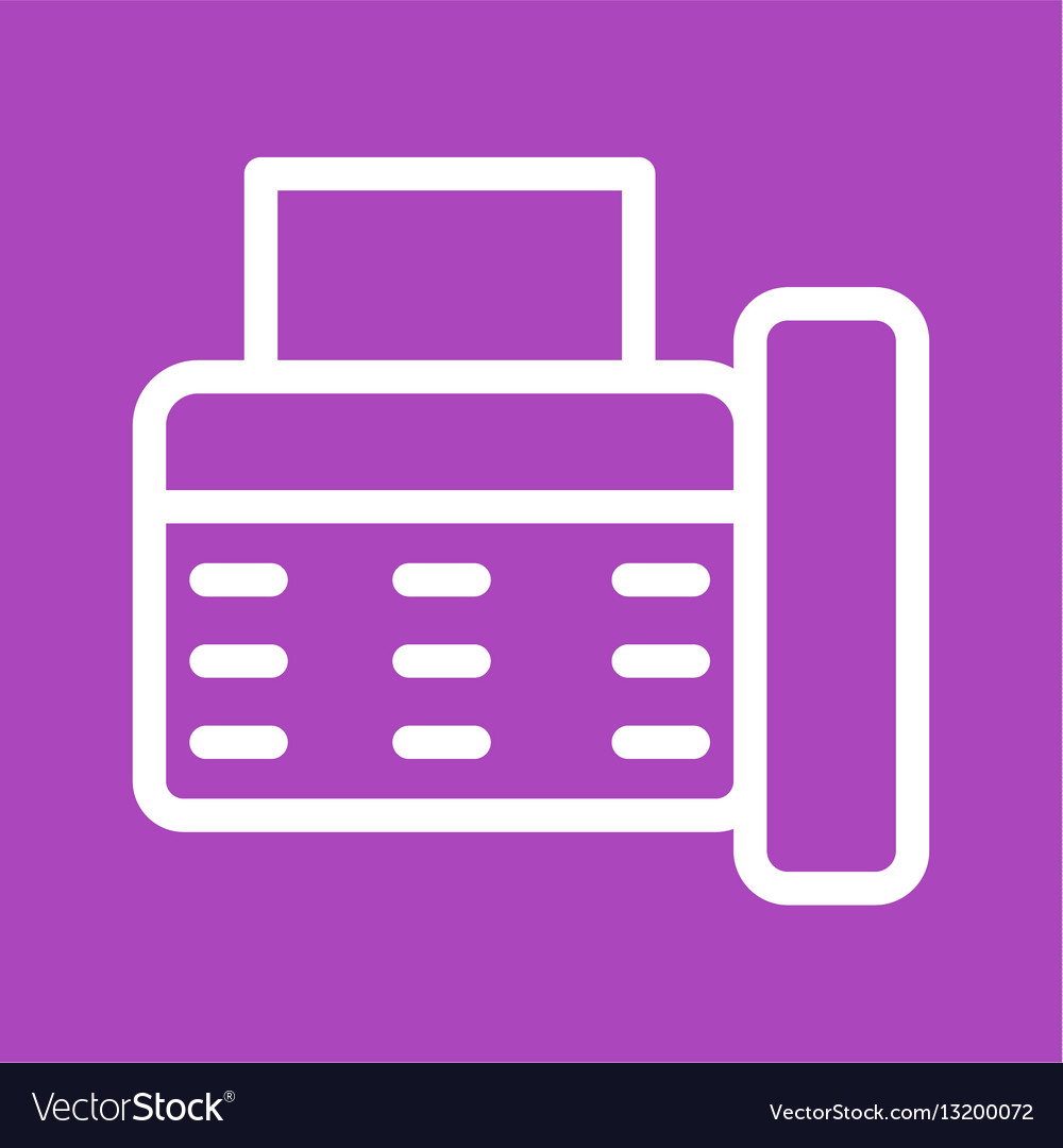 Fax Royalty Free Vector Image - VectorStock