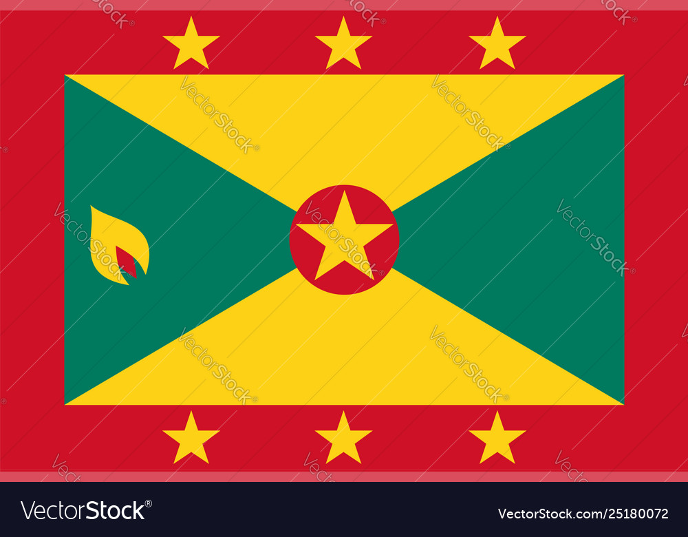 Flag rectangular shape Royalty Free Vector Image