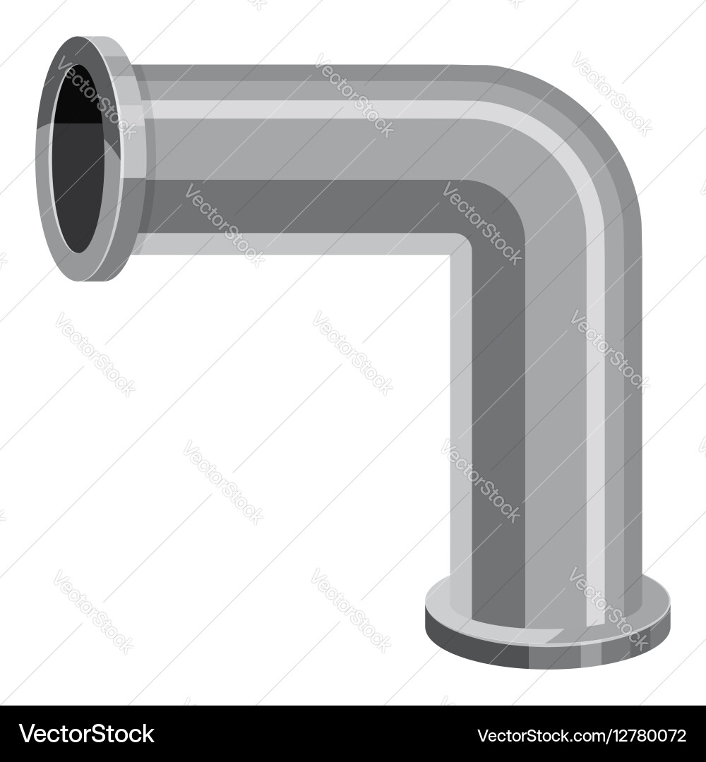 Pipeline piece icon cartoon style Royalty Free Vector Image