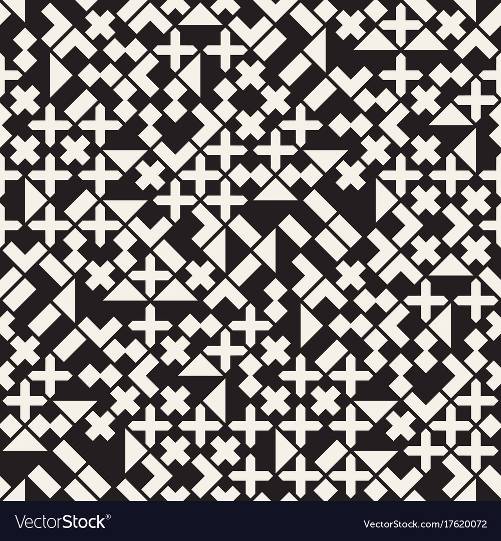 Random shapes seamless pattern modern Royalty Free Vector