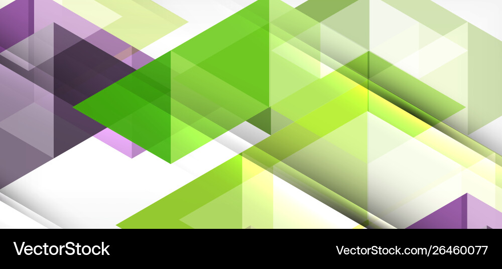 Abstract triangle pattern colorful backdrop Vector Image