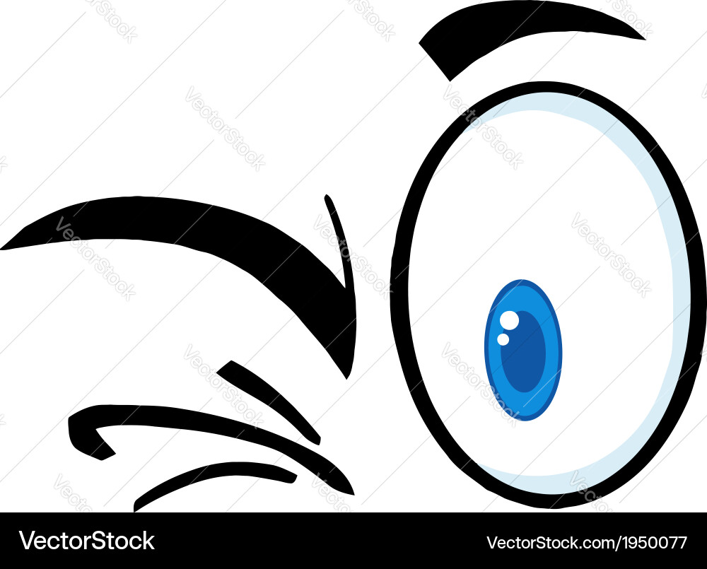 Set of cartoon eyes Royalty Free Vector Image - VectorStock