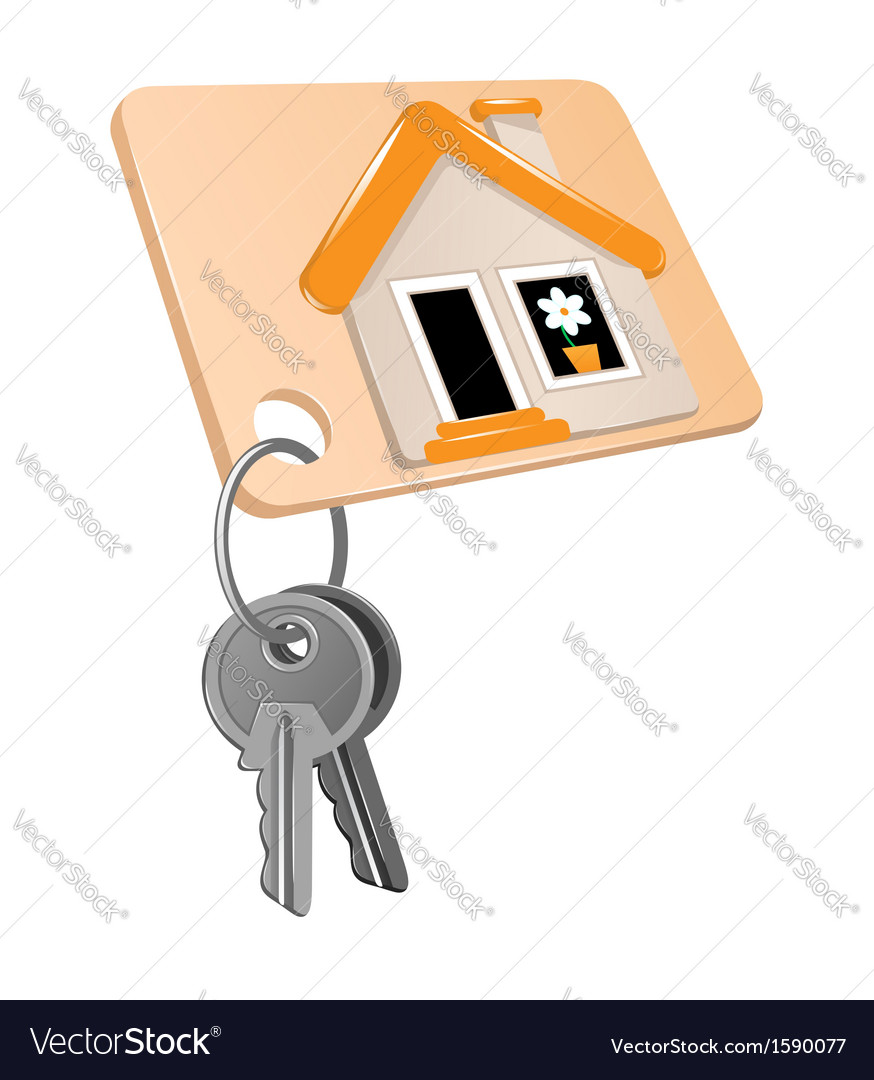 Two keys Royalty Free Vector Image - VectorStock