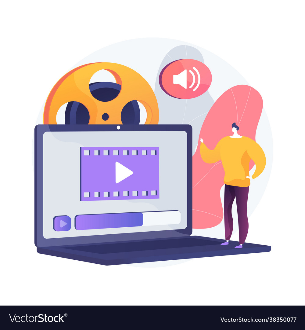 Video design abstract concept Royalty Free Vector Image