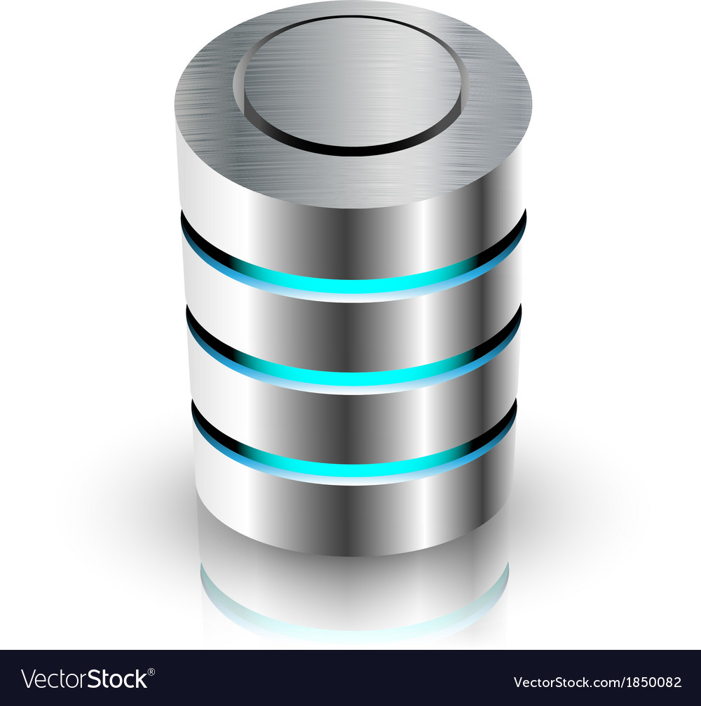 Database icon Royalty Free Vector Image - VectorStock