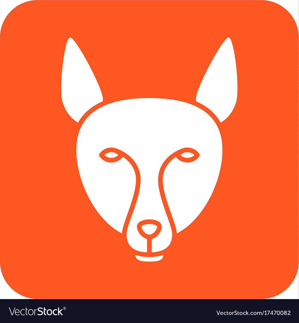 Fox face Royalty Free Vector Image - VectorStock