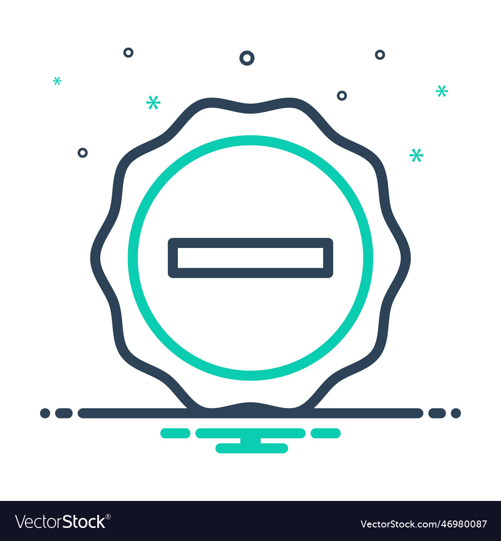 Minus Royalty Free Vector Image - VectorStock