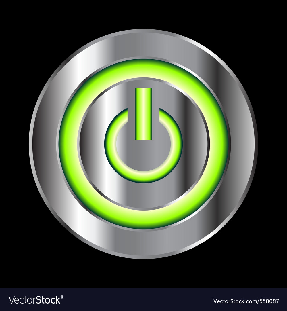 Power button Royalty Free Vector Image - VectorStock