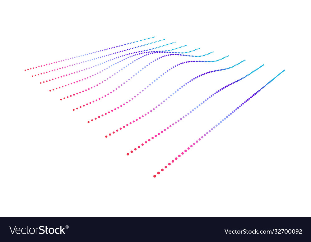 Data slice in volume function point Royalty Free Vector
