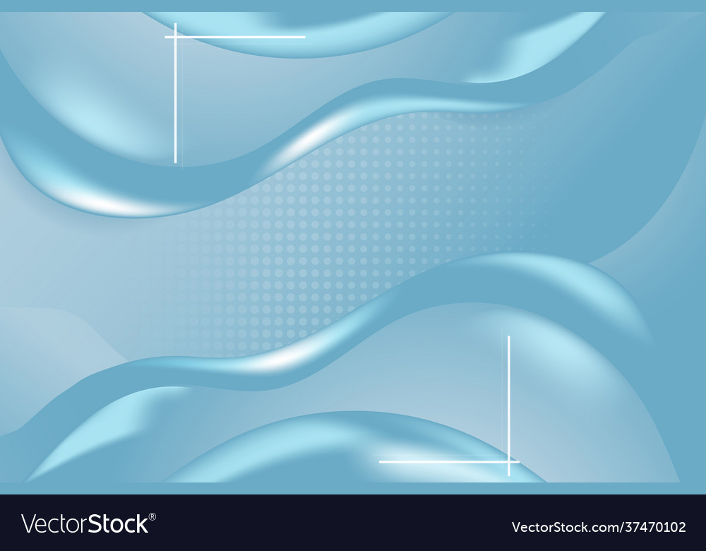 Blue wave background Royalty Free Vector Image