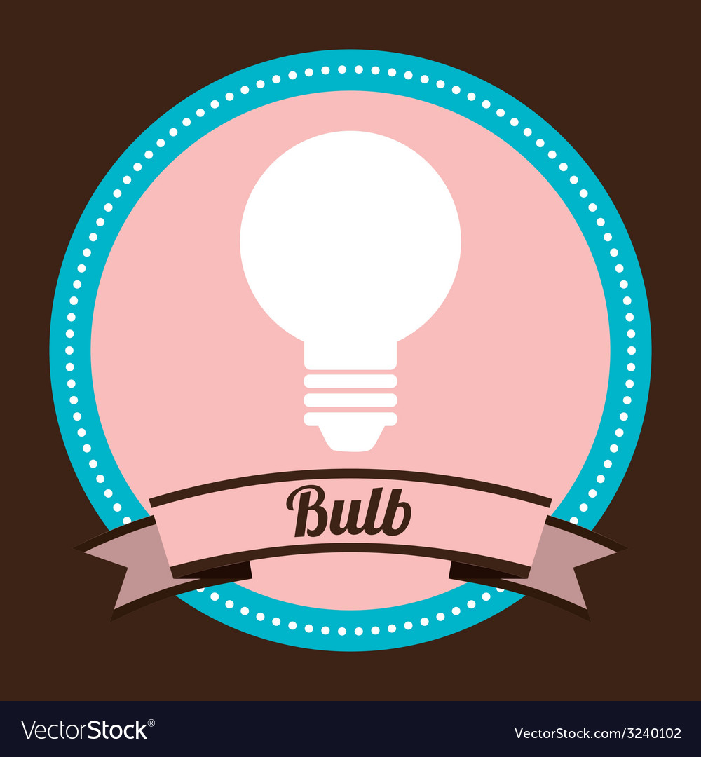 Bulb design Royalty Free Vector Image - VectorStock