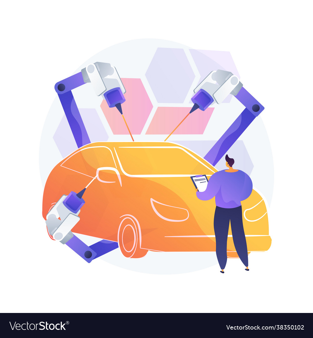 Laser technologies abstract concept Royalty Free Vector