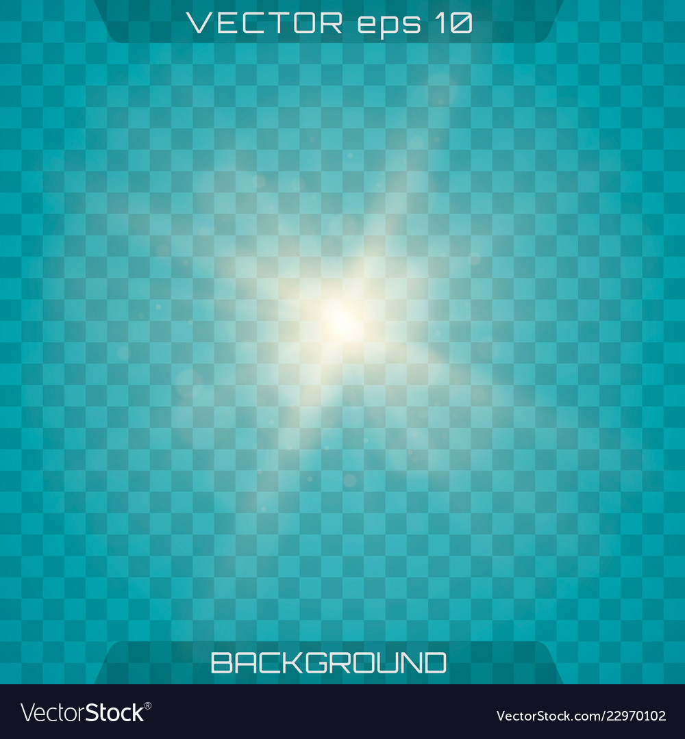 Light effect glow Royalty Free Vector Image - VectorStock