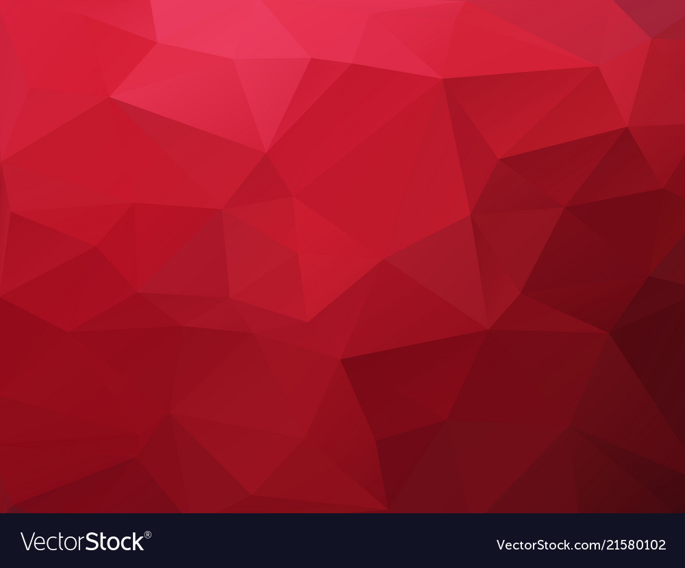 Red polygonal texture background Royalty Free Vector Image