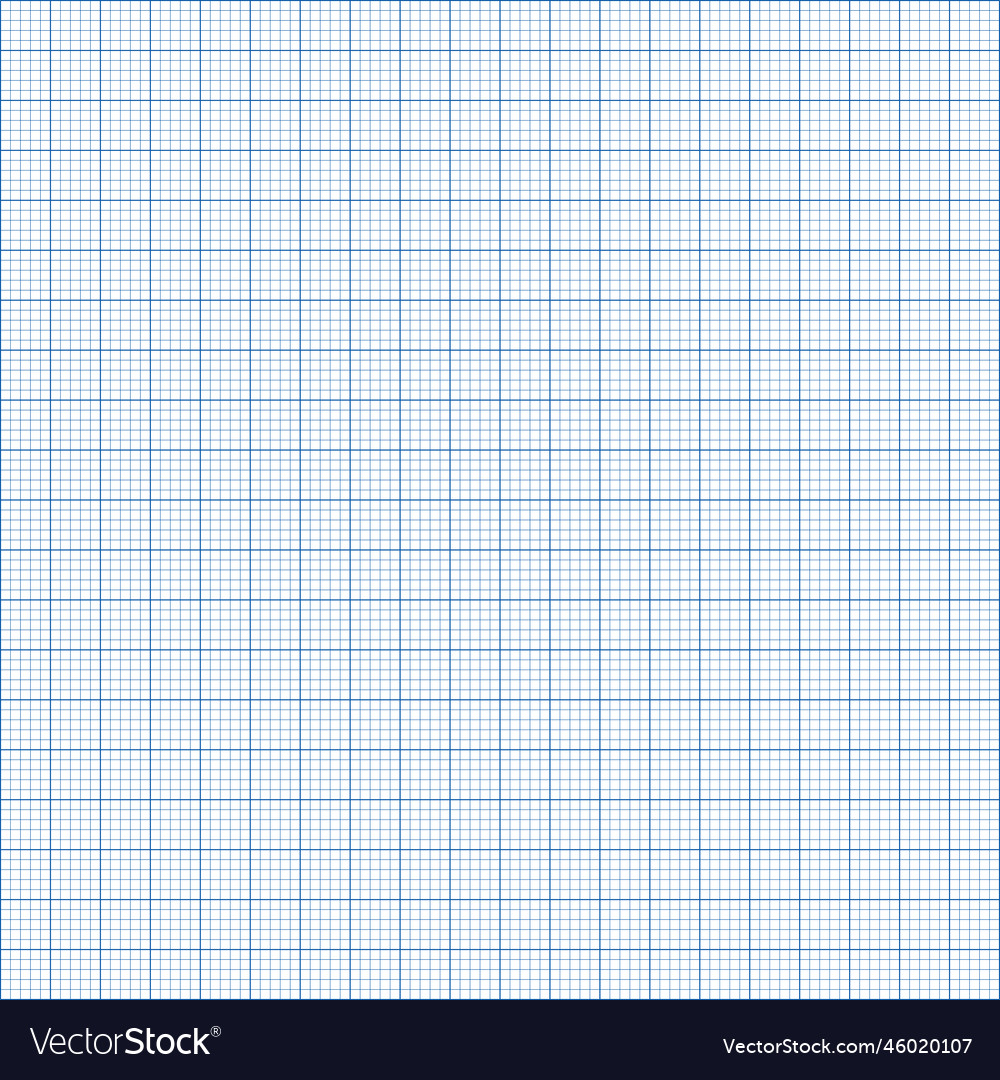 Blue graph paper pattern background Royalty Free Vector