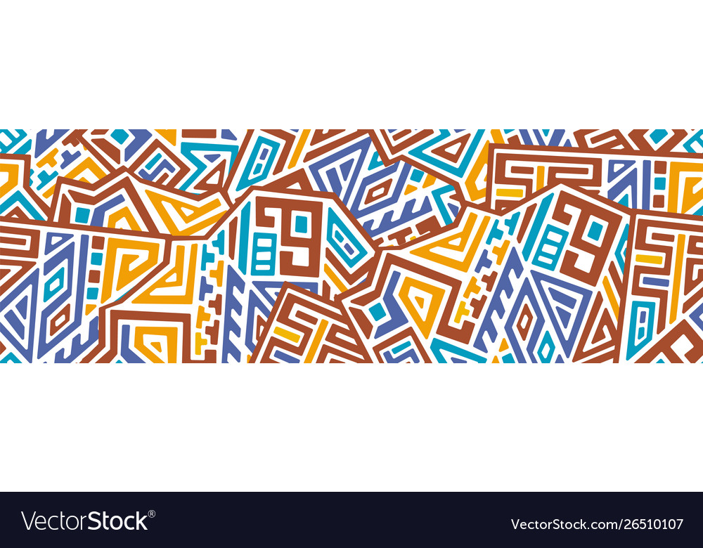 Creative geometric seamless pattern Royalty Free Vector