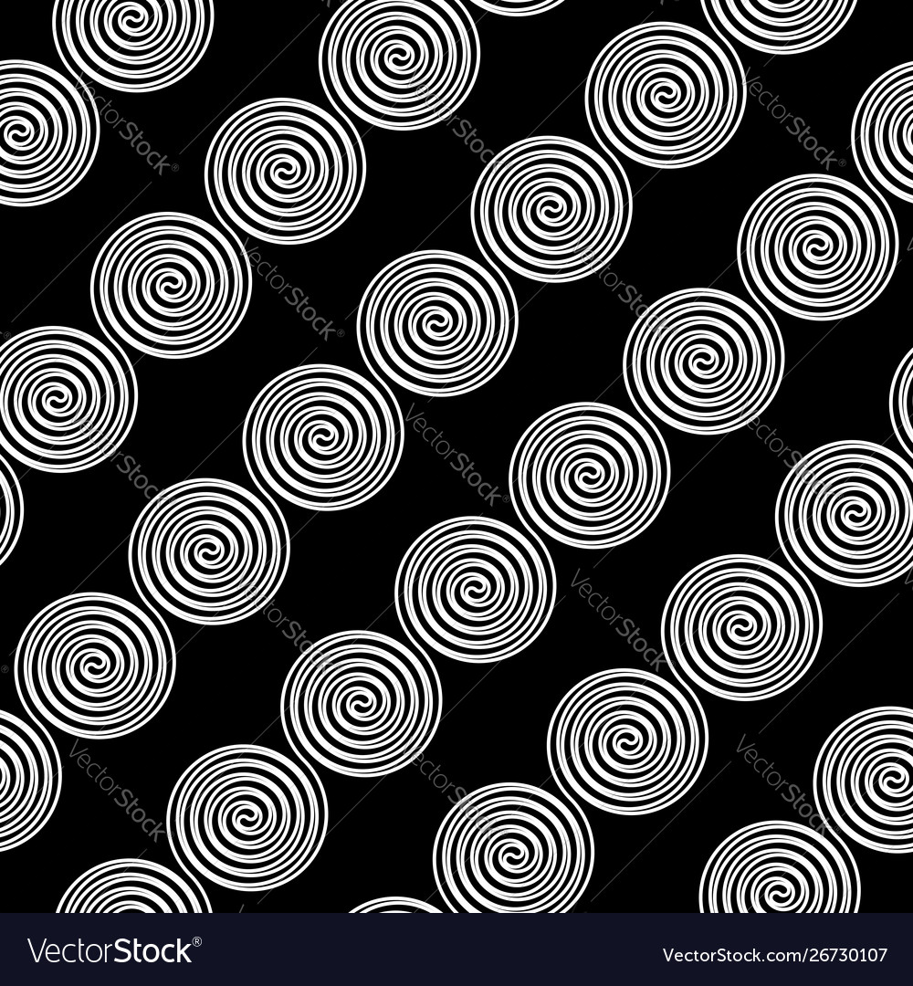 Design seamless spiral pattern Royalty Free Vector Image