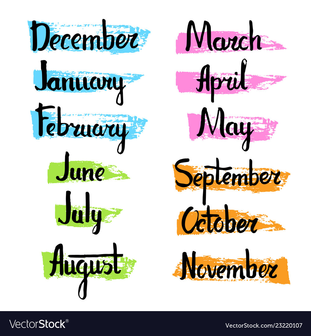 Origin Of The Month Names