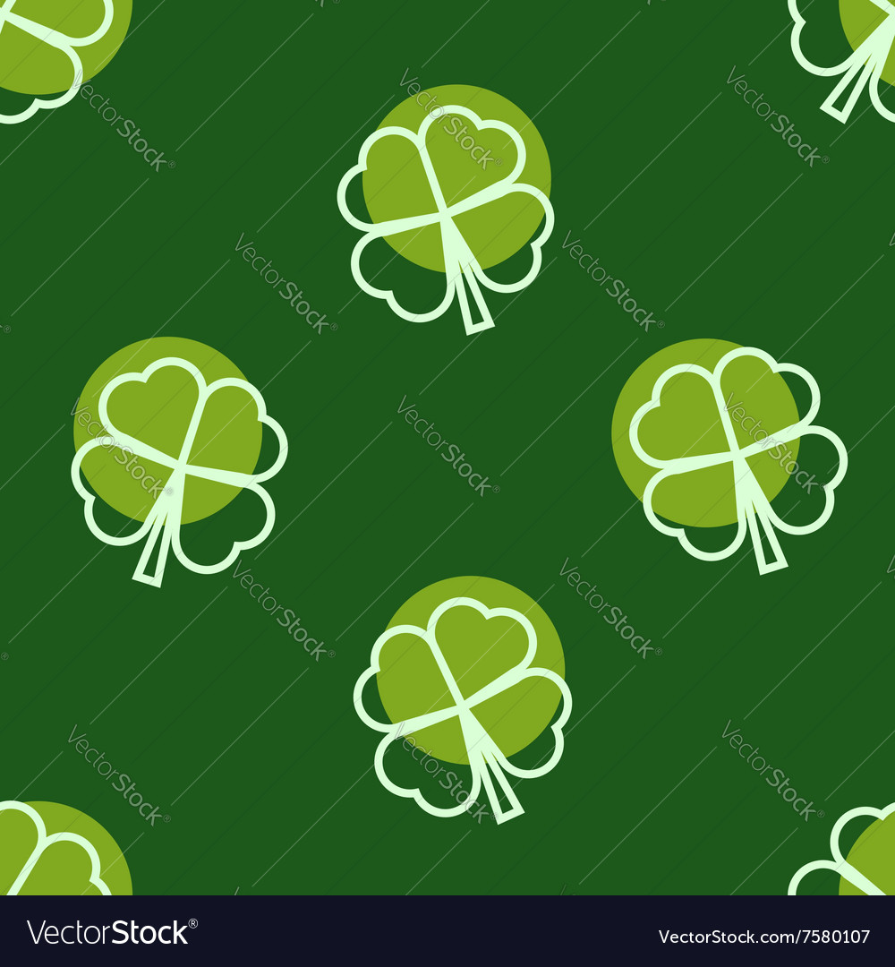 Seamless background for st patricks day Royalty Free Vector