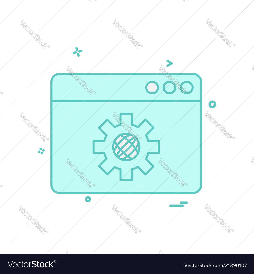 Web layout icon design Royalty Free Vector Image