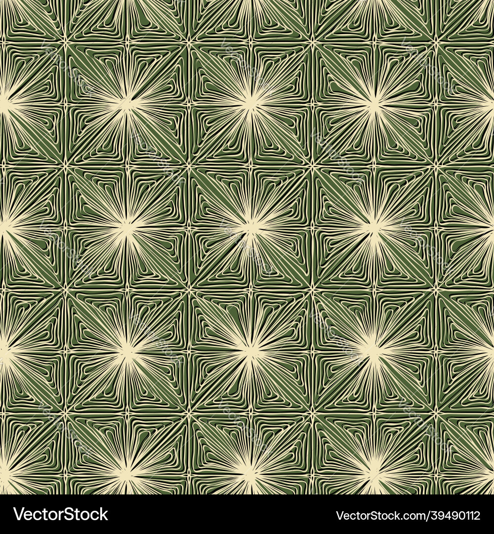 Abstract seamless of green pattern Royalty Free Vector Image