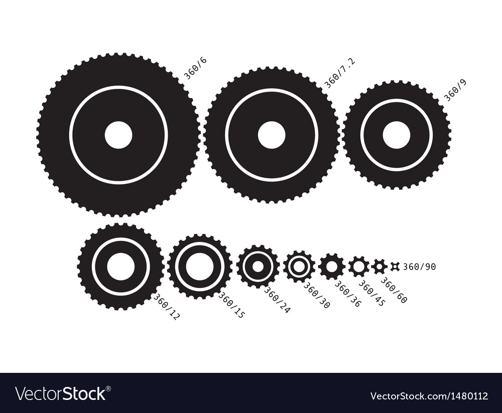 Cogs set Royalty Free Vector Image - VectorStock
