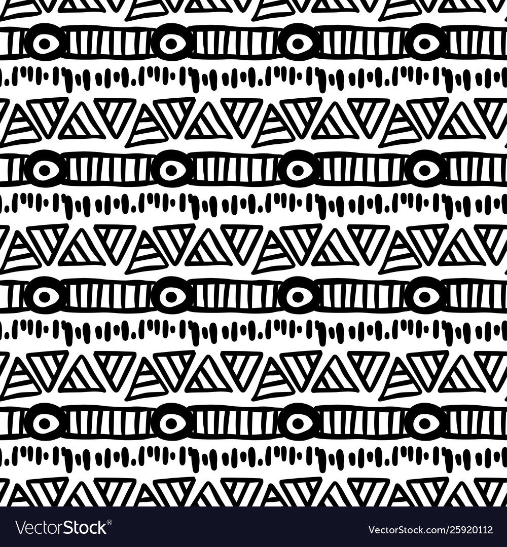 Seamless aztec pattern Royalty Free Vector Image