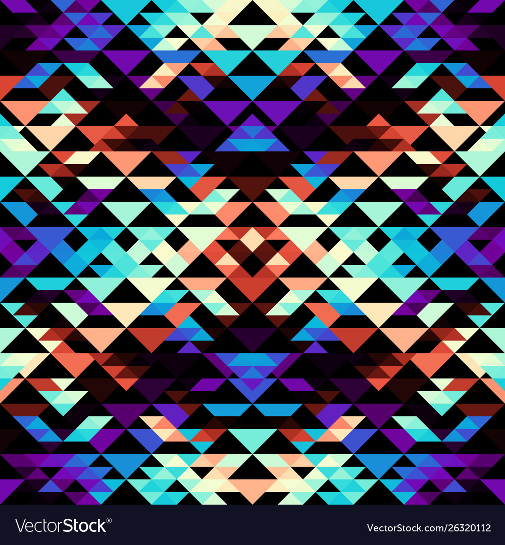 Seamless pattern background a triangles Royalty Free Vector