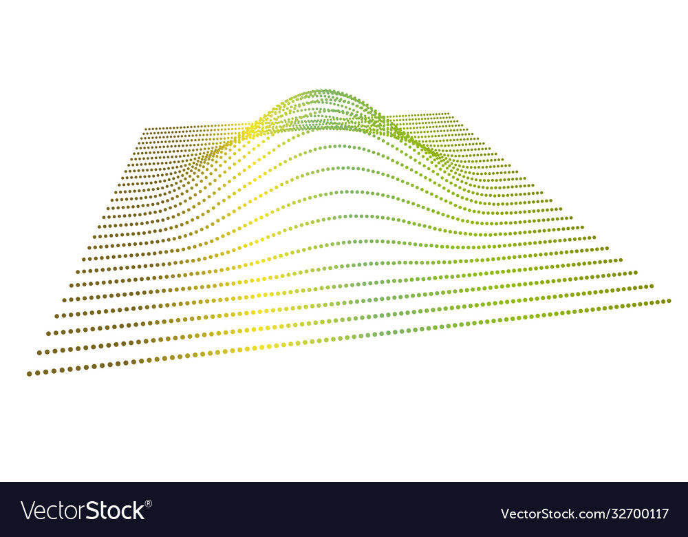 Data slice in volume function point Royalty Free Vector