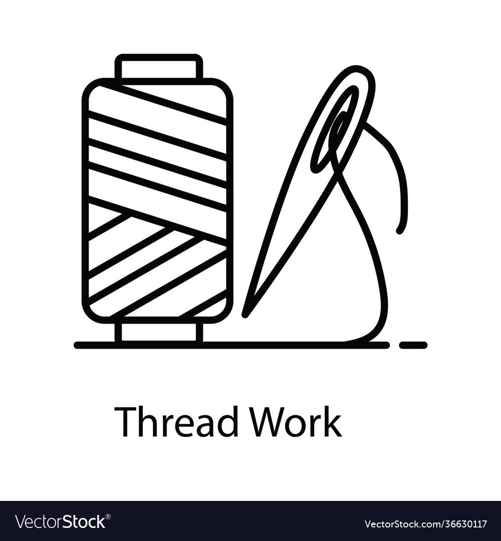 Threadwork Royalty Free Vector Image - VectorStock