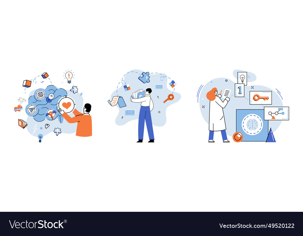 Logical thinking decision-making is fruit Vector Image