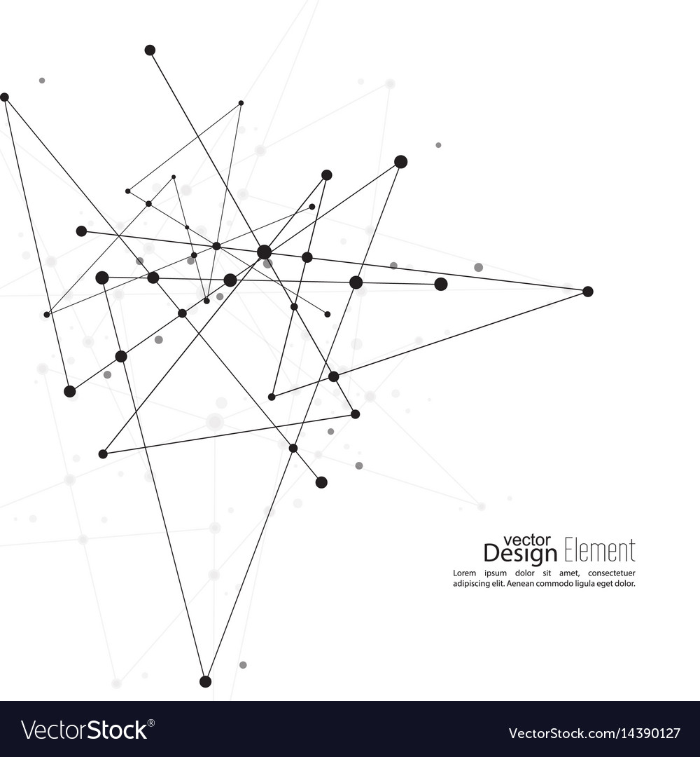 Virtual abstract background Royalty Free Vector Image