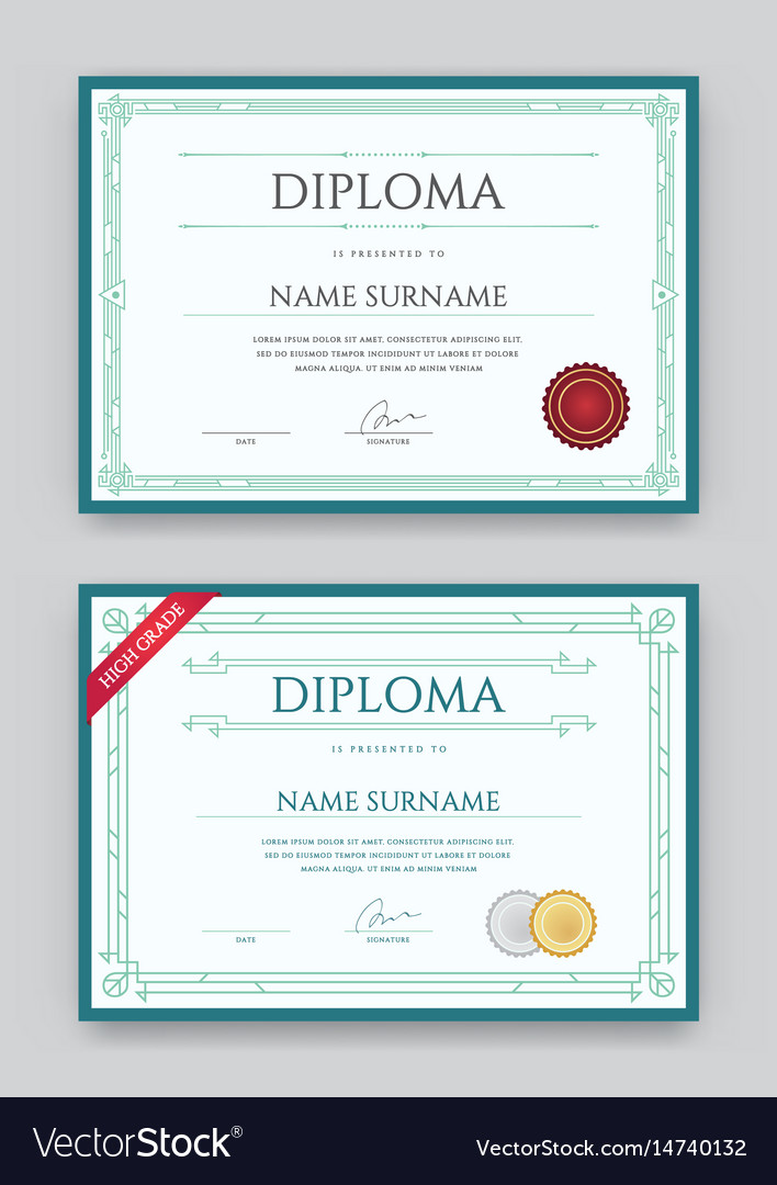Certificate Royalty Free Vector Image - VectorStock
