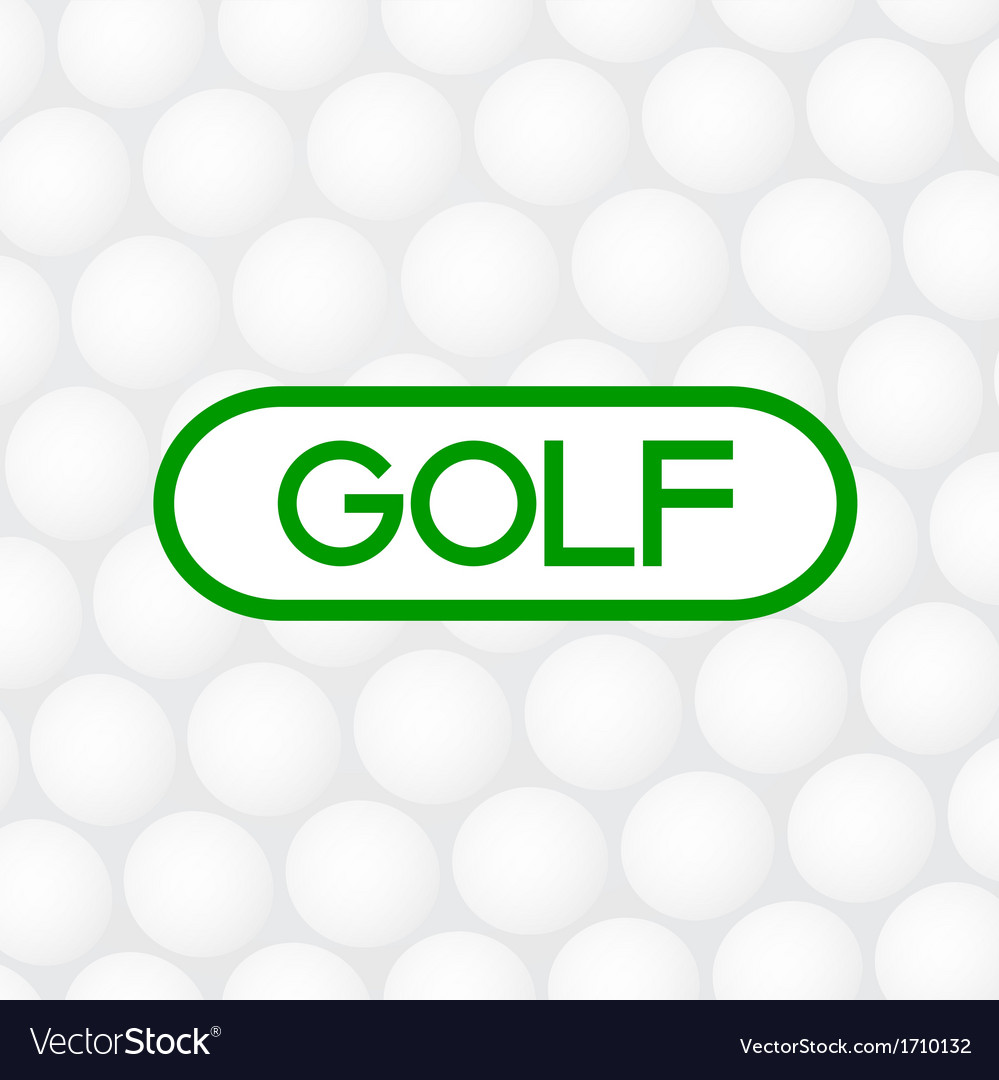 Golf Royalty Free Vector Image - VectorStock