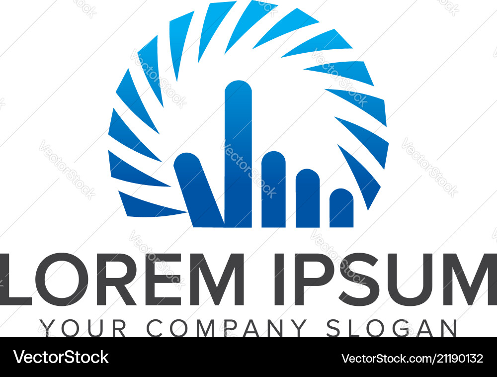 Hand touch logo computer internet technology logo Vector Image