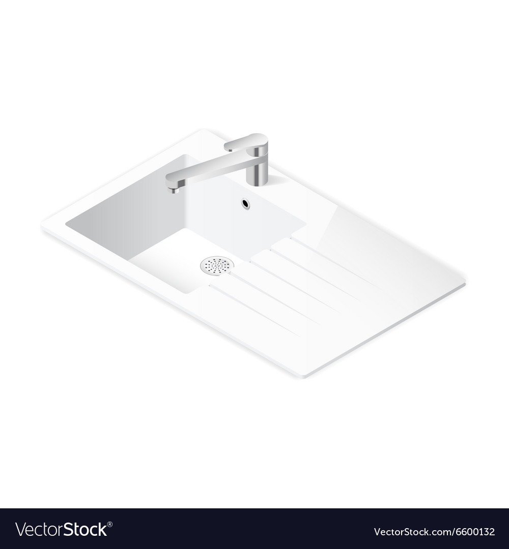 Kitchen sink isometric icon Royalty Free Vector Image Kitchen sink isometric icon Royalty Free Vector Image
