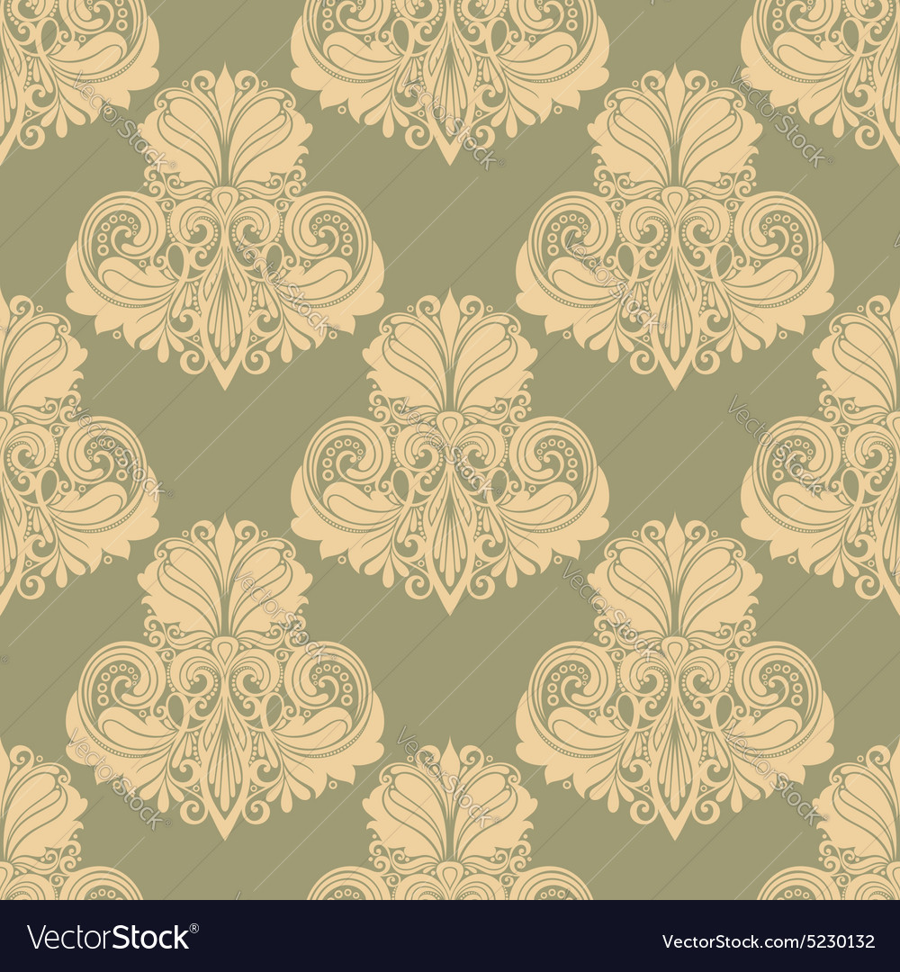 Seamless ornate pattern Royalty Free Vector Image