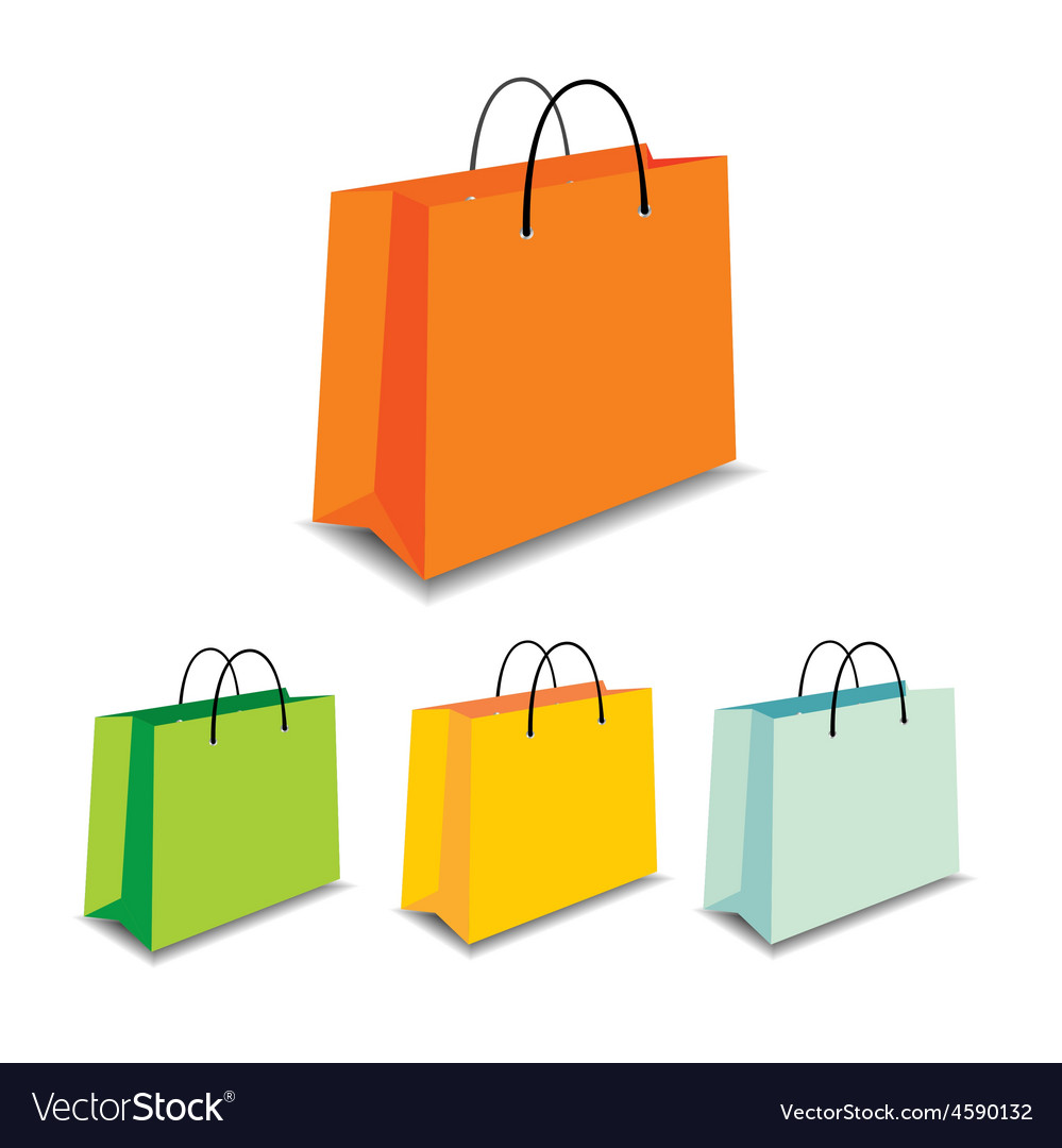 Shoping bag Royalty Free Vector Image - VectorStock