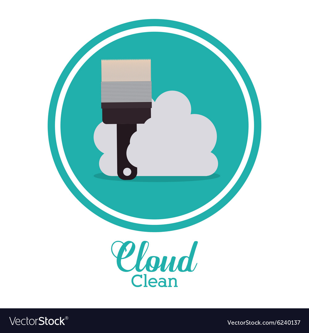 Cloud computing design Royalty Free Vector Image