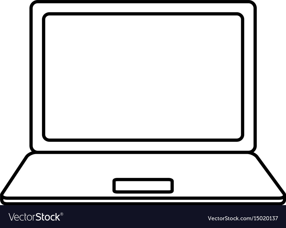Laptop computer icon Royalty Free Vector Image