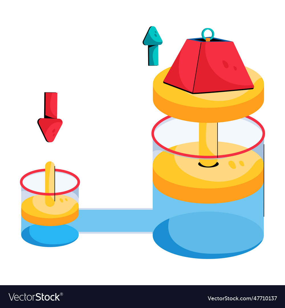 Pressure compression Royalty Free Vector Image