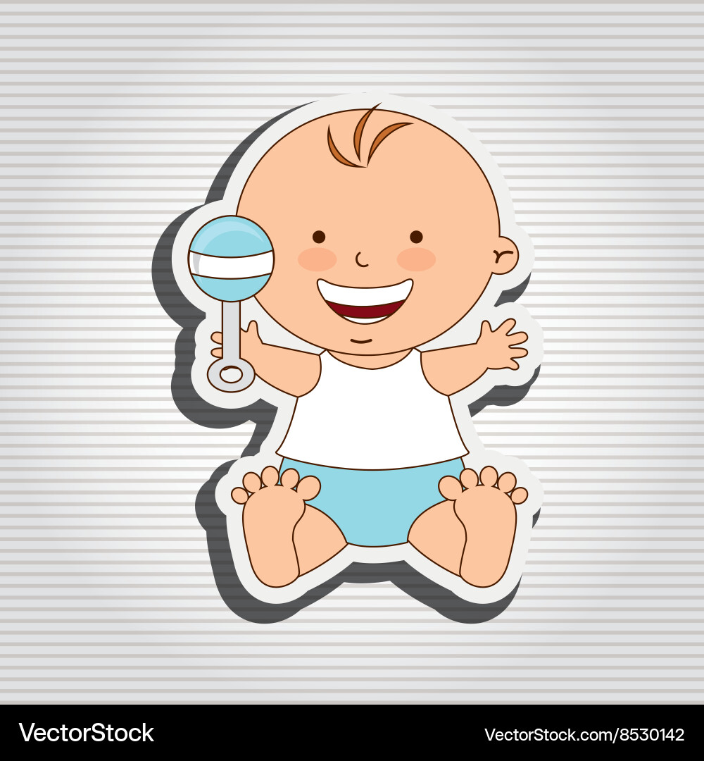 Baby shower icon design Royalty Free Vector Image