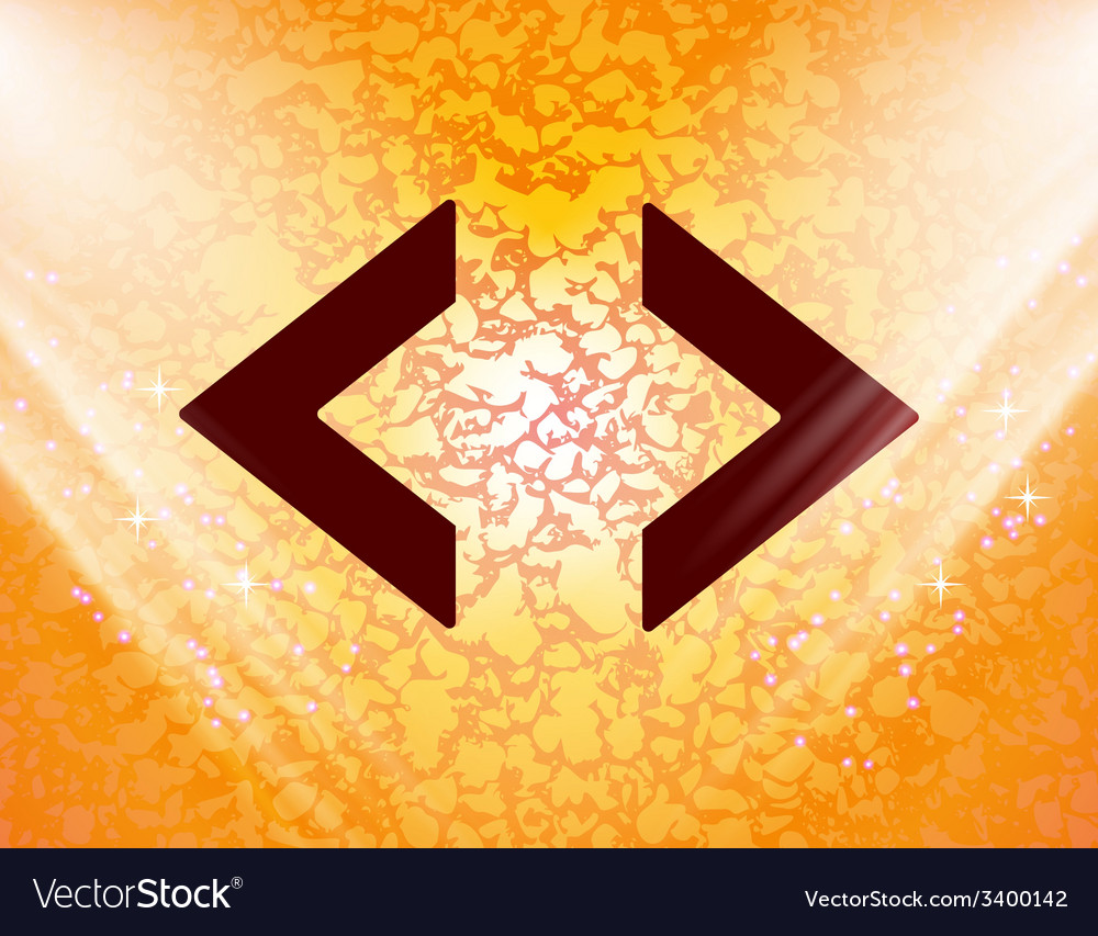 Code icon symbol flat modern web design with long Vector Image