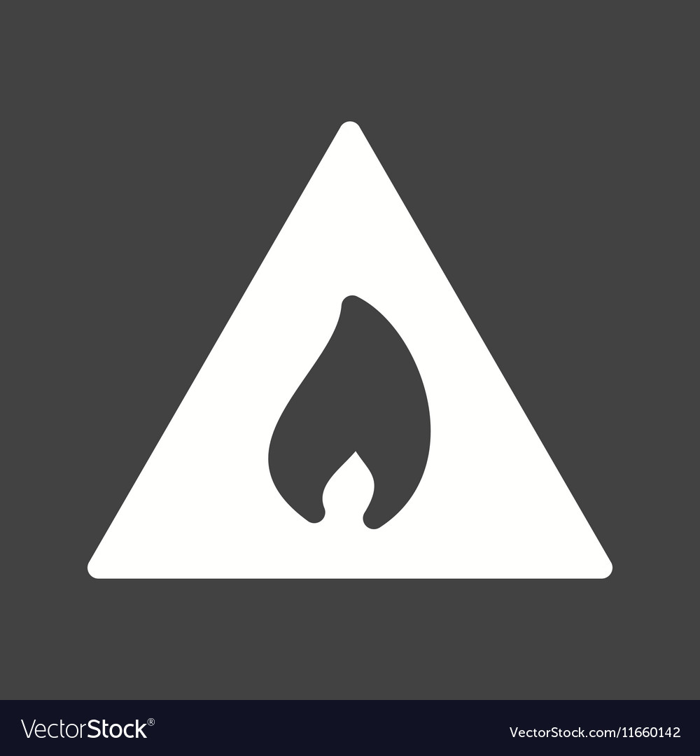 Flammable material Royalty Free Vector Image - VectorStock