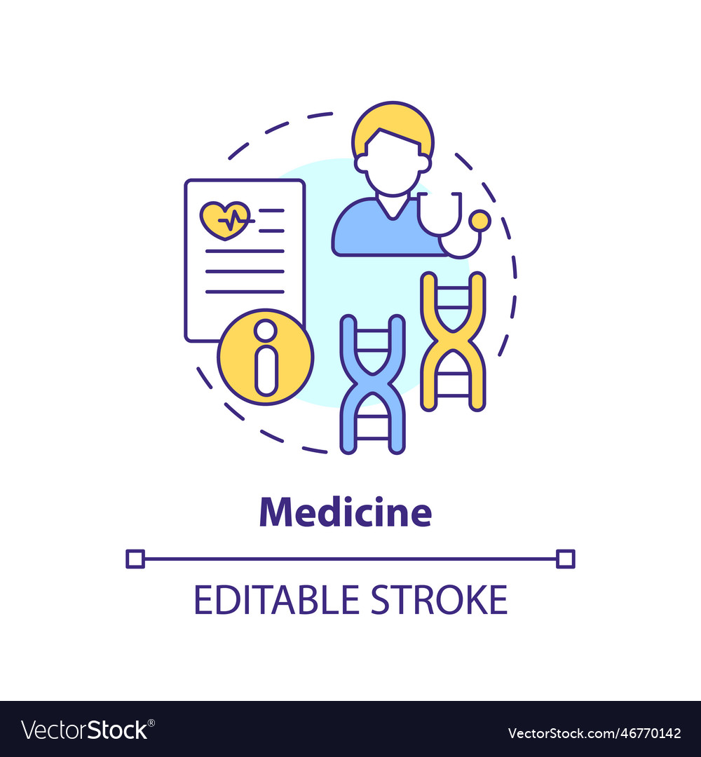 Genograms Usage Blue Circle Infographic Template Vector Image