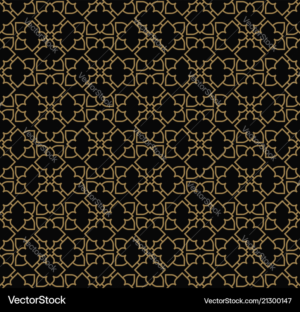 Modern luxury geometrical ornaments with lines Vector Image
