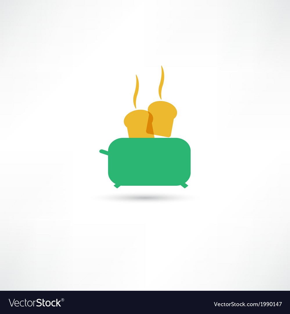 Toaster icon Royalty Free Vector Image - VectorStock