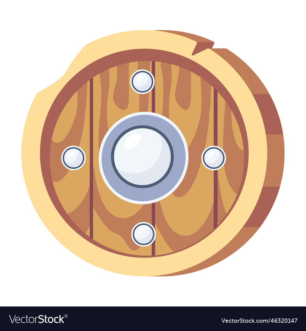 Viking shield Royalty Free Vector Image - VectorStock
