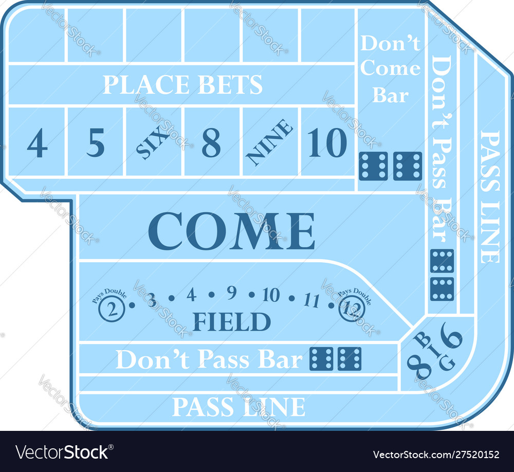 Craps Table Layout