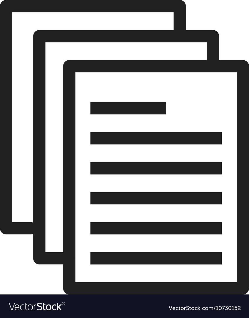 Documentation Royalty Free Vector Image - VectorStock